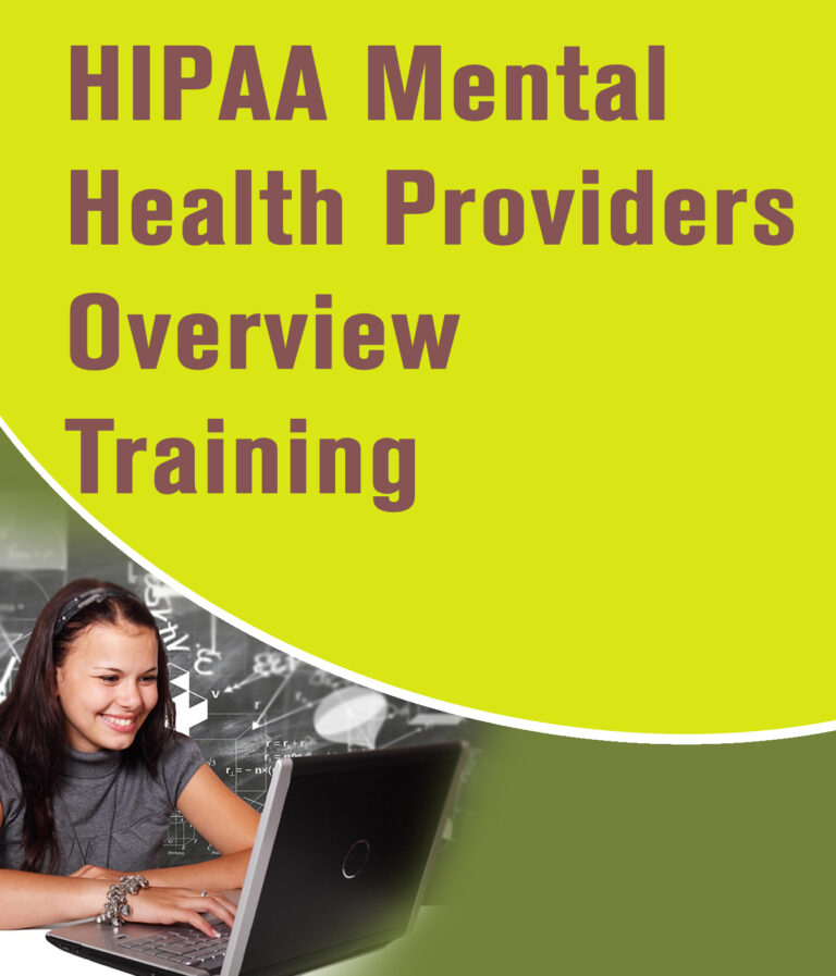 HIPAA Mental Health Providers Overview Training for Employees - Supremus Store