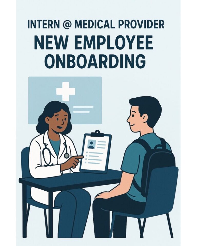 Intern @ Medical Provider New Employee Onboarding - Supremus Store